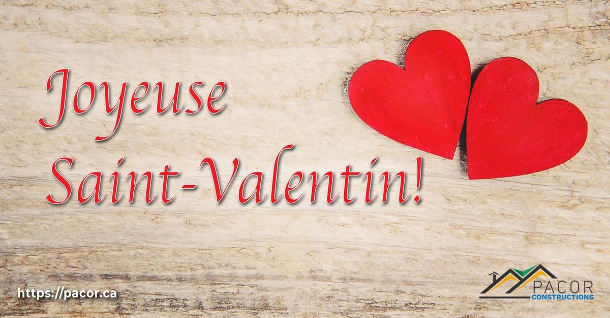 Joyeuse Saint-Valentin!