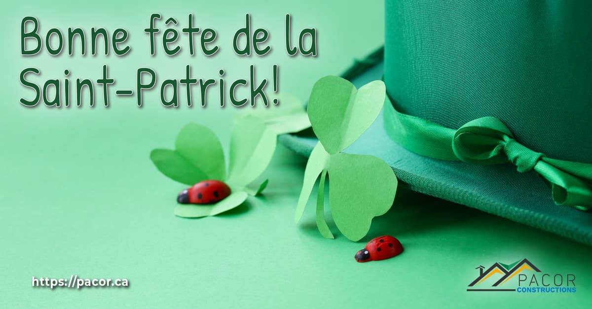Bonne fête de la Saint-Patrick!